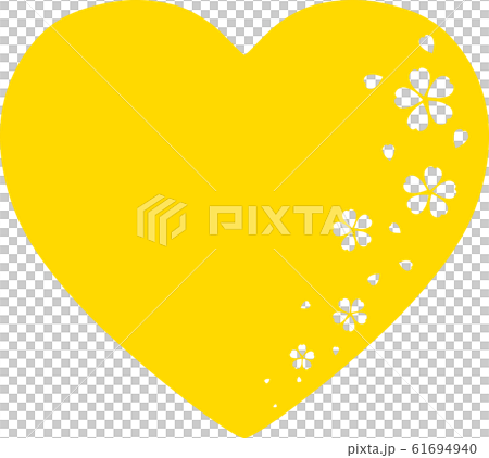 Heart Sakura Japanese style Japanese pattern - Stock Illustration ...