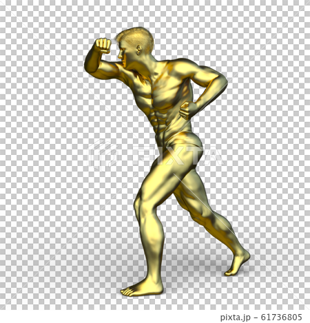 Gold statue - Stock Illustration [61736805] - PIXTA