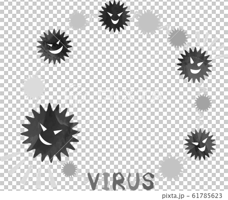Virus_frame - Stock Illustration [61785623] - PIXTA