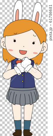 Cosplayer nerd anime character cartoon cute... - Stock Illustration ...