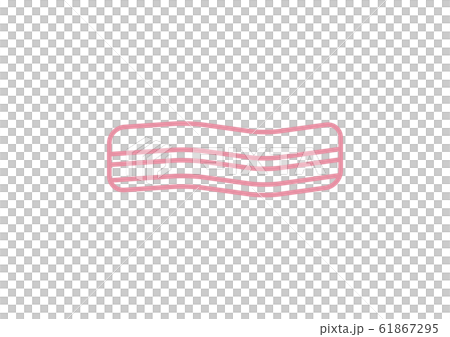 Bacon line drawing - Stock Illustration [61867295] - PIXTA