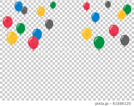 5 color balloons - Stock Illustration [61886120] - PIXTA