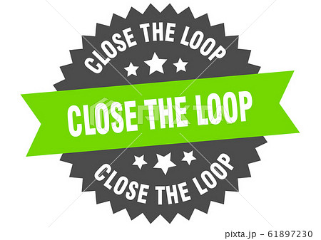 close the loop sign. close the loop circular bandのイラスト素材 [61897230] - PIXTA
