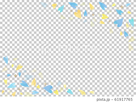 Blue heart background material (rectangular A4... - Stock Illustration ...