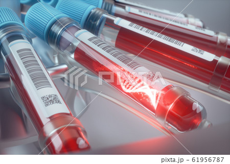 Blood Cells DNA Science And Technology Researchのイラスト素材 [61956787] - PIXTA