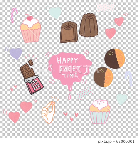 Colorful sweets set - Stock Illustration [62000301] - PIXTA