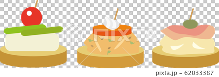 Pintxos - Stock Illustration [62033387] - PIXTA
