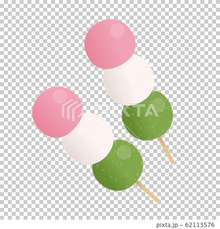 Three color dumplings - Stock Illustration [62113576] - PIXTA