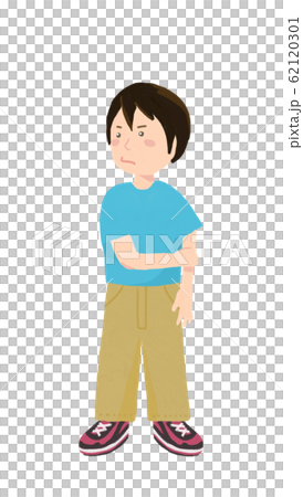 Fiddling boy - Stock Illustration [62120301] - PIXTA