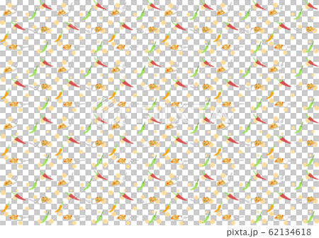 Hot spicy pattern background - Stock Illustration [62134618] - PIXTA