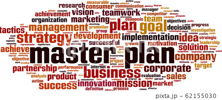 Master plan word cloudのイラスト素材 [62155030] - PIXTA