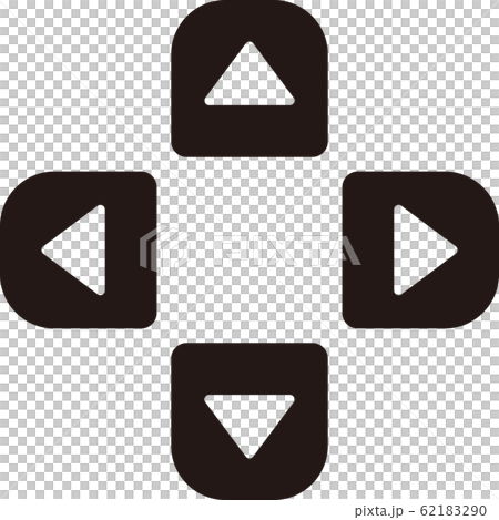 Cross direction key - Stock Illustration [62183290] - PIXTA