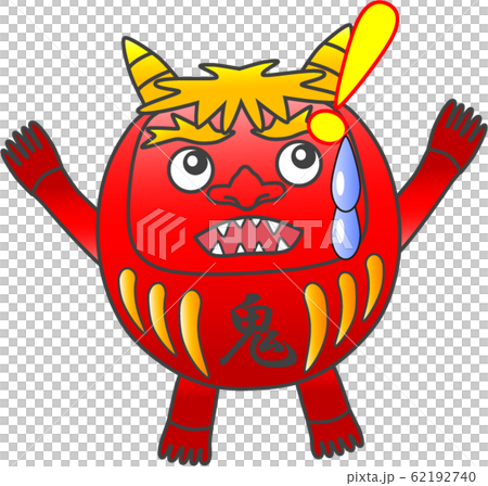 Dharma-shaped red demon: 013 - Stock Illustration [62192740] - PIXTA
