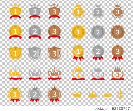 Ranking icon set with numbers - Stock Illustration [62280767] - PIXTA