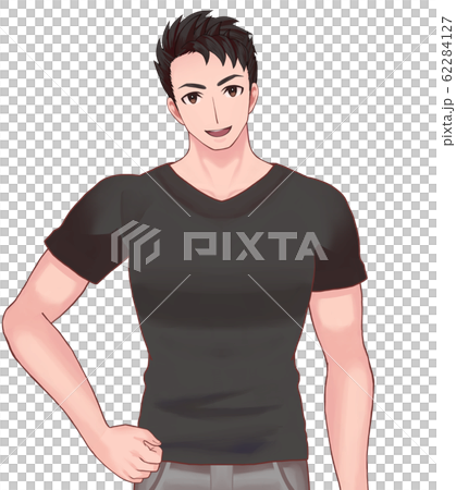 Men's Beauty Beauty Spa Fitness Doya Face - Stock Illustration ...