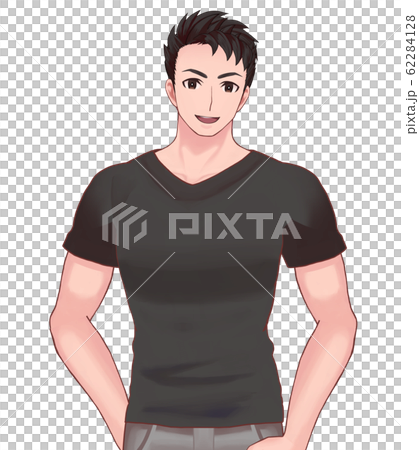 Men's Beauty Beauty Spa Fitness Doya Face - Stock Illustration ...