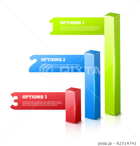 Vector 3D Progress backgroundのイラスト素材 [62314741] - PIXTA