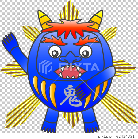 Dharma-type blue demon: 005 - Stock Illustration [62434351] - PIXTA