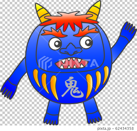 Dharma-type blue demon: 009 - Stock Illustration [62434358] - PIXTA