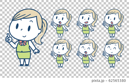 OL character set cartoon style - Stock Illustration [62565380] - PIXTA