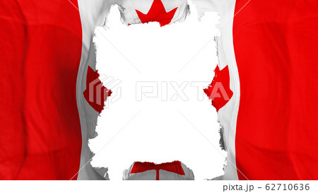 Ripped Canada flying flagのイラスト素材 [62710636] - PIXTA