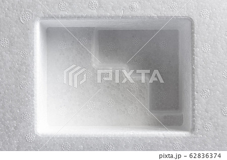 Polystyrene or styrofoam padding for productの写真素材 [62836374] - PIXTA