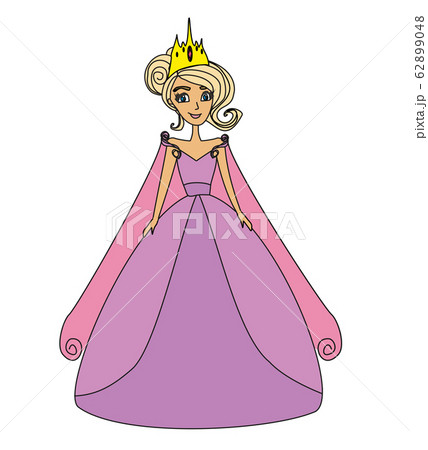 Beautiful little princessのイラスト素材 [62899048] - PIXTA