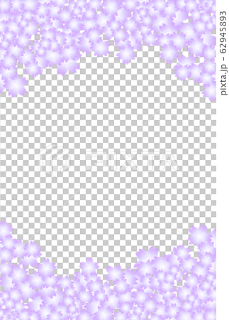 Cherry blossom background (purple) - Stock Illustration [62945893] - PIXTA
