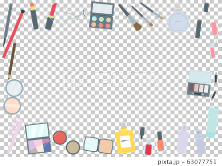Makeup tools Fashionable frame frame set... - Stock Illustration ...
