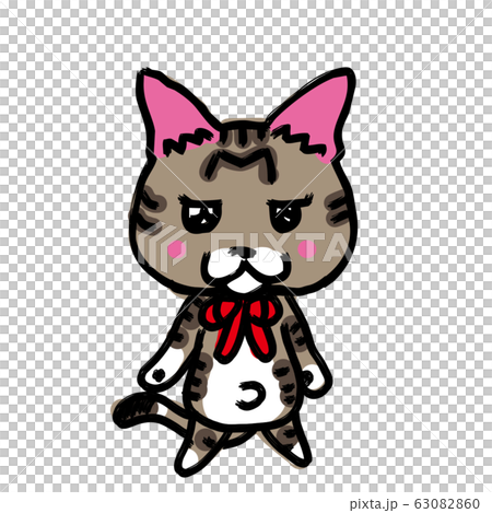 Luff cat female A01 - Stock Illustration [63082860] - PIXTA