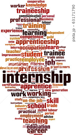 Internship word cloudのイラスト素材 [63171790] - PIXTA