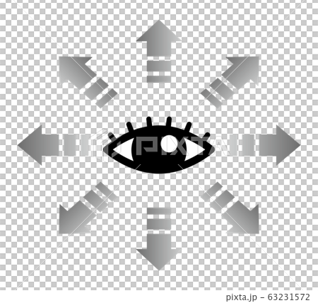 Eye and arrow - Stock Illustration [63231572] - PIXTA
