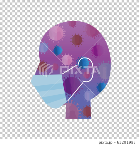 Cold flu mask disease - Stock Illustration [63291985] - PIXTA