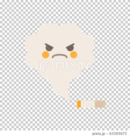 Cigarette smoke angry - Stock Illustration [63305673] - PIXTA