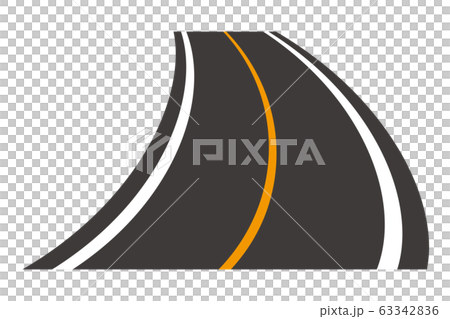 Curve lane - Stock Illustration [63342836] - PIXTA