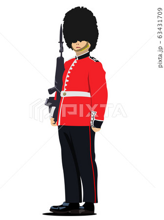 London guard. Vector illustrationのイラスト素材 [63431709] - PIXTA