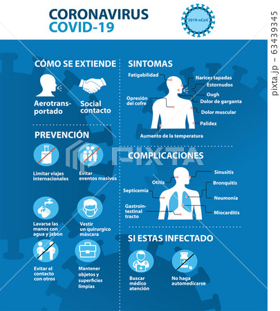 Coronavirus 2019-nCoV prevention tips, how to...のイラスト素材 [63439345] - PIXTA