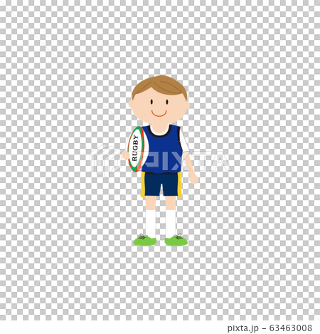 Tag rugby boy - Stock Illustration [63463008] - PIXTA