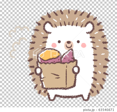 Hedgehog roasted potato - Stock Illustration [63540871] - PIXTA