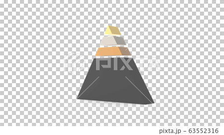 Class society pyramid annual income gap CG - Stock Illustration ...