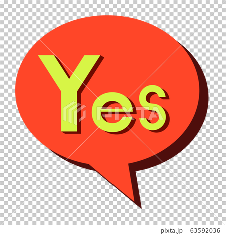YES icon symbol mark - Stock Illustration [63592036] - PIXTA