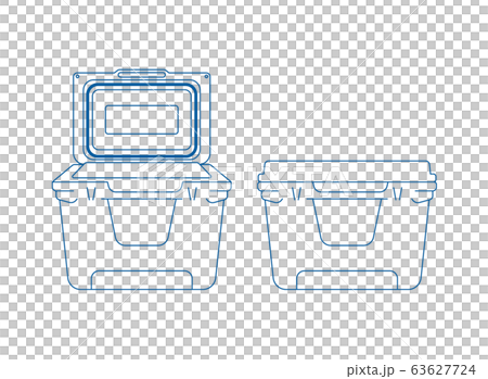 Cooler box outline - Stock Illustration [63627724] - PIXTA