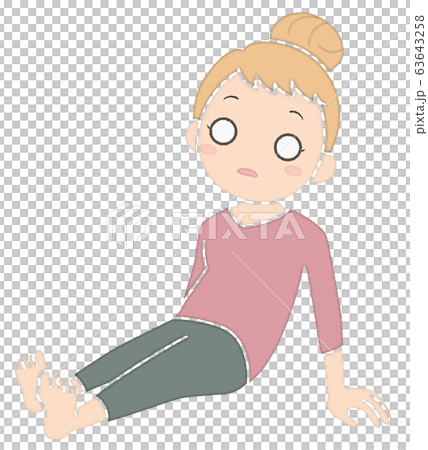 Lethargic woman - Stock Illustration [63643258] - PIXTA