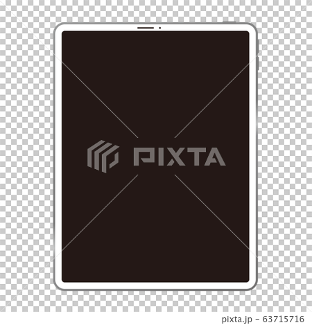 Tablet illustration vertical position - Stock Illustration [63715716 ...