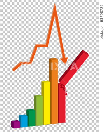 Graph crash - Stock Illustration [63798723] - PIXTA