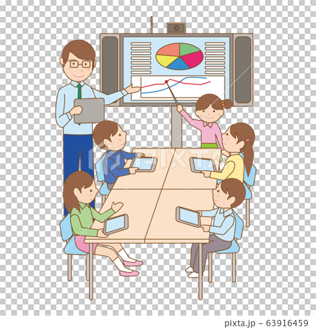 Classroom ICT and education 2 - Stock Illustration [63916459] - PIXTA
