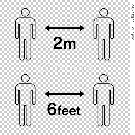 Social distance person icon infection prevention - Stock Illustration ...