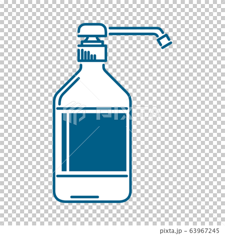 Alcohol disinfectant icon - Stock Illustration [63967245] - PIXTA