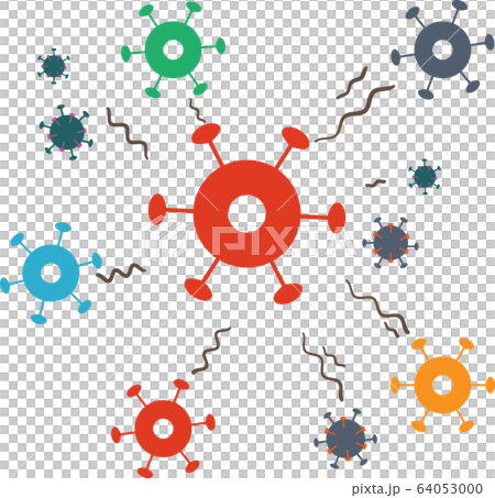 Virus spreading illustration - Stock Illustration [64053000] - PIXTA