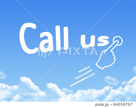 call us message cloud shape | materials | digitalstage